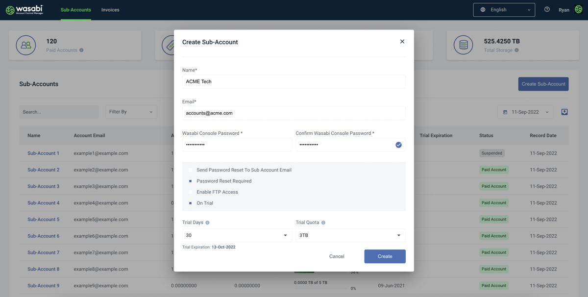 Wasabi: Simplify Multi-tenant Cloud Object Storage